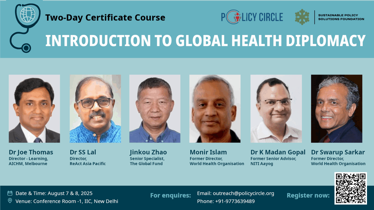 Two Day Certificate Course on Introduction to Global Health Diplomacy ...